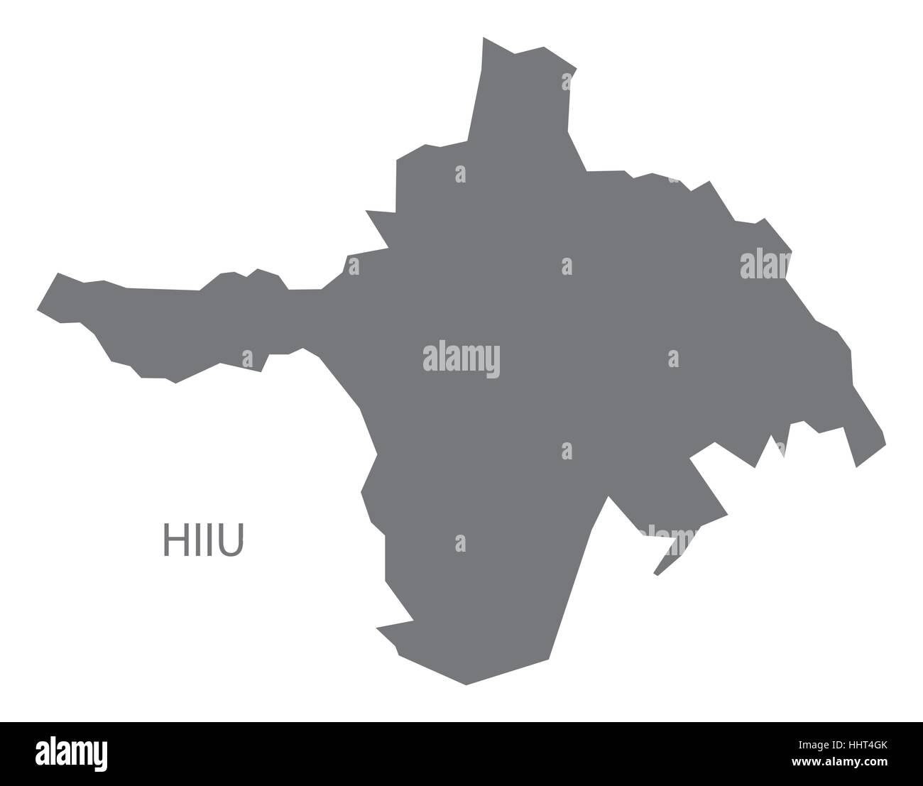 Vector map of hiiu hi-res stock photography and images - Alamy