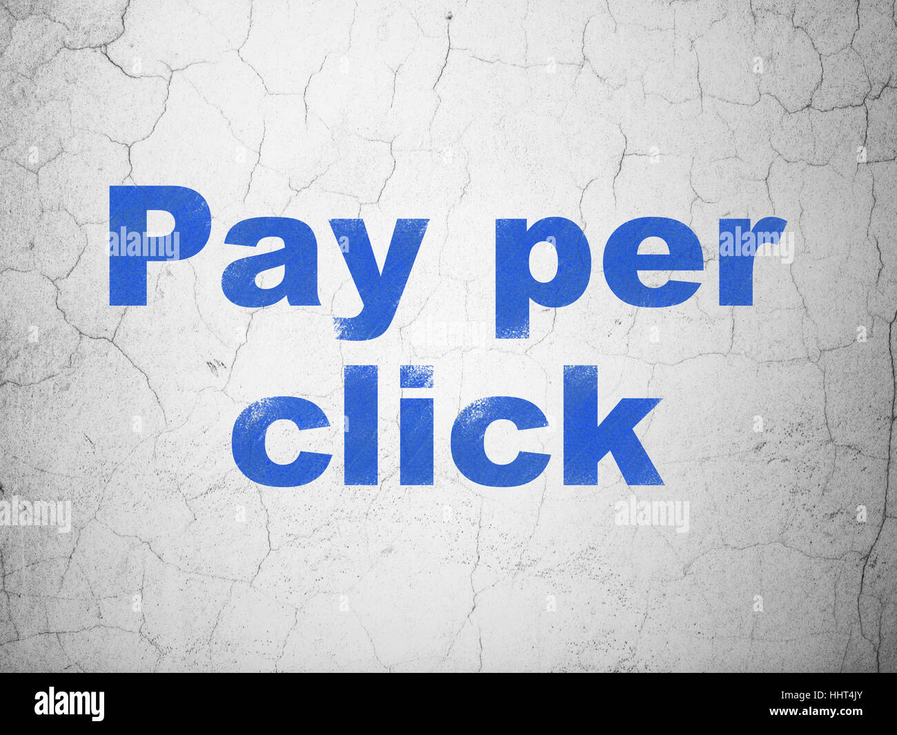 Marketing concept: Pay Per Click on wall background Stock Photo - Alamy
