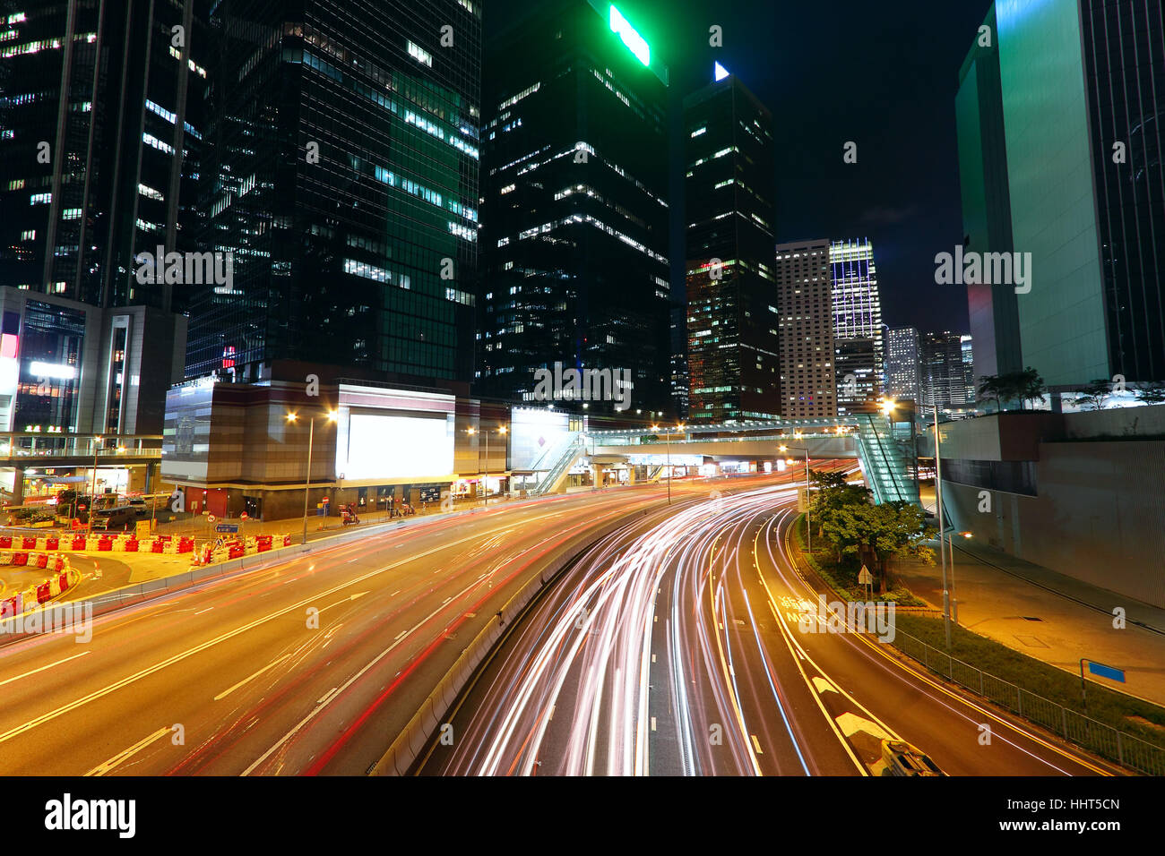 traffic, transportation, bridge, night, nighttime, car, automobile ...