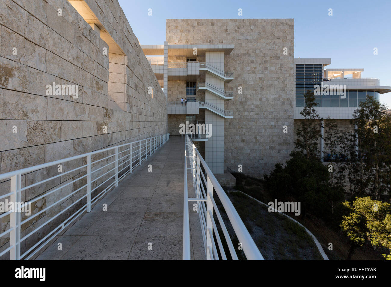 The Exhibition Pavillion at the Getty Center. Aug, 2016. Los Angeles ...