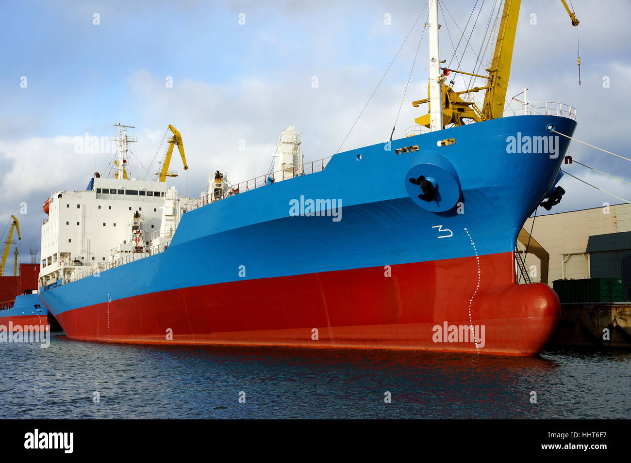 blue, harbor, vessel, work, factory, boat, ship, salt water, sea, ocean ...