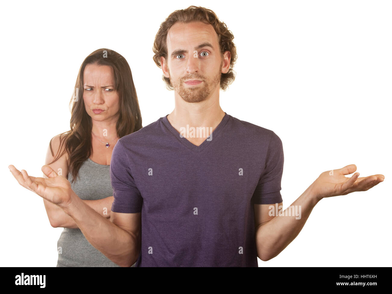 Adult beard attitude raving furious hi-res stock photography and images ...