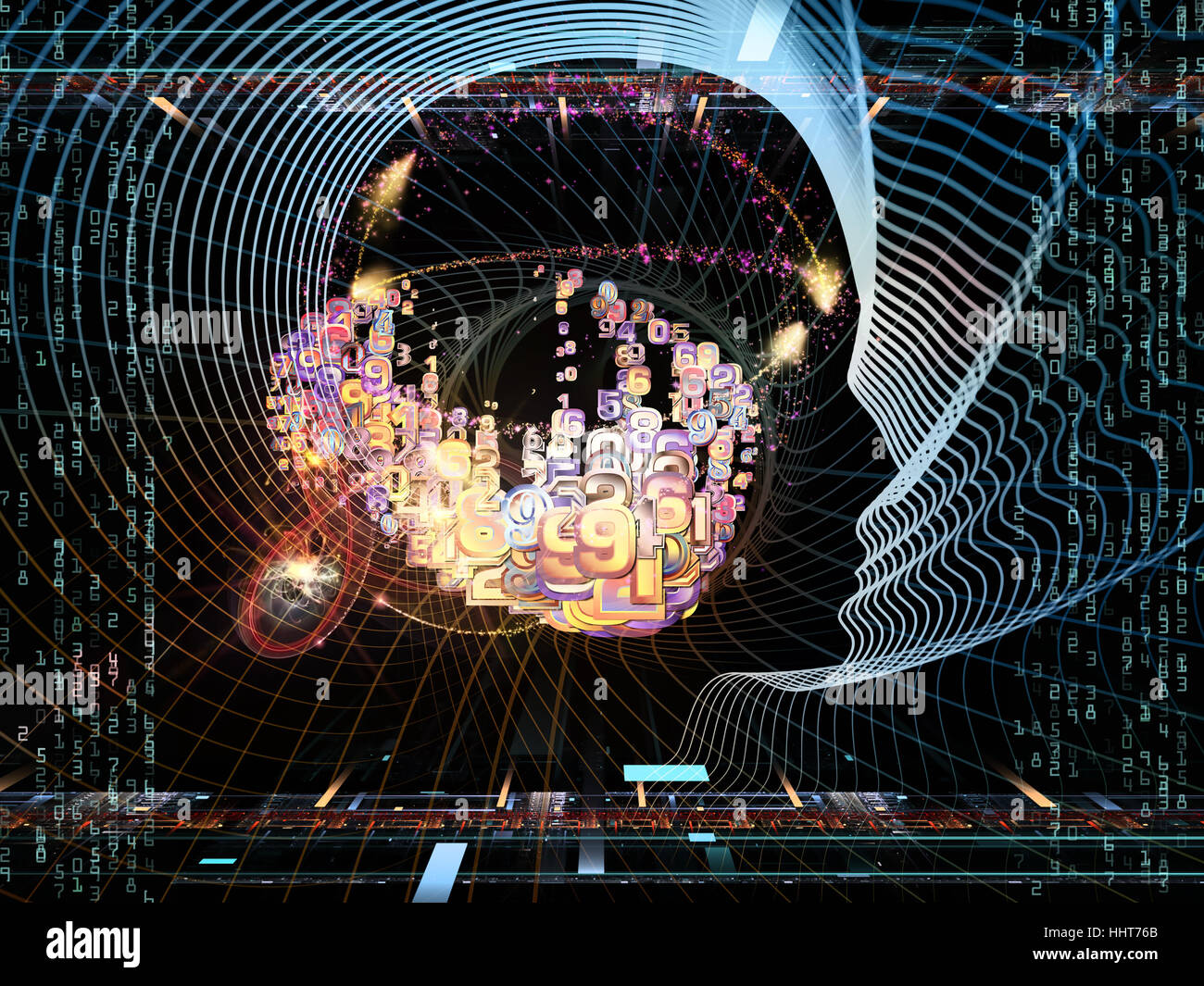 profile, calculation, arrangement, composition, space, face, human ...