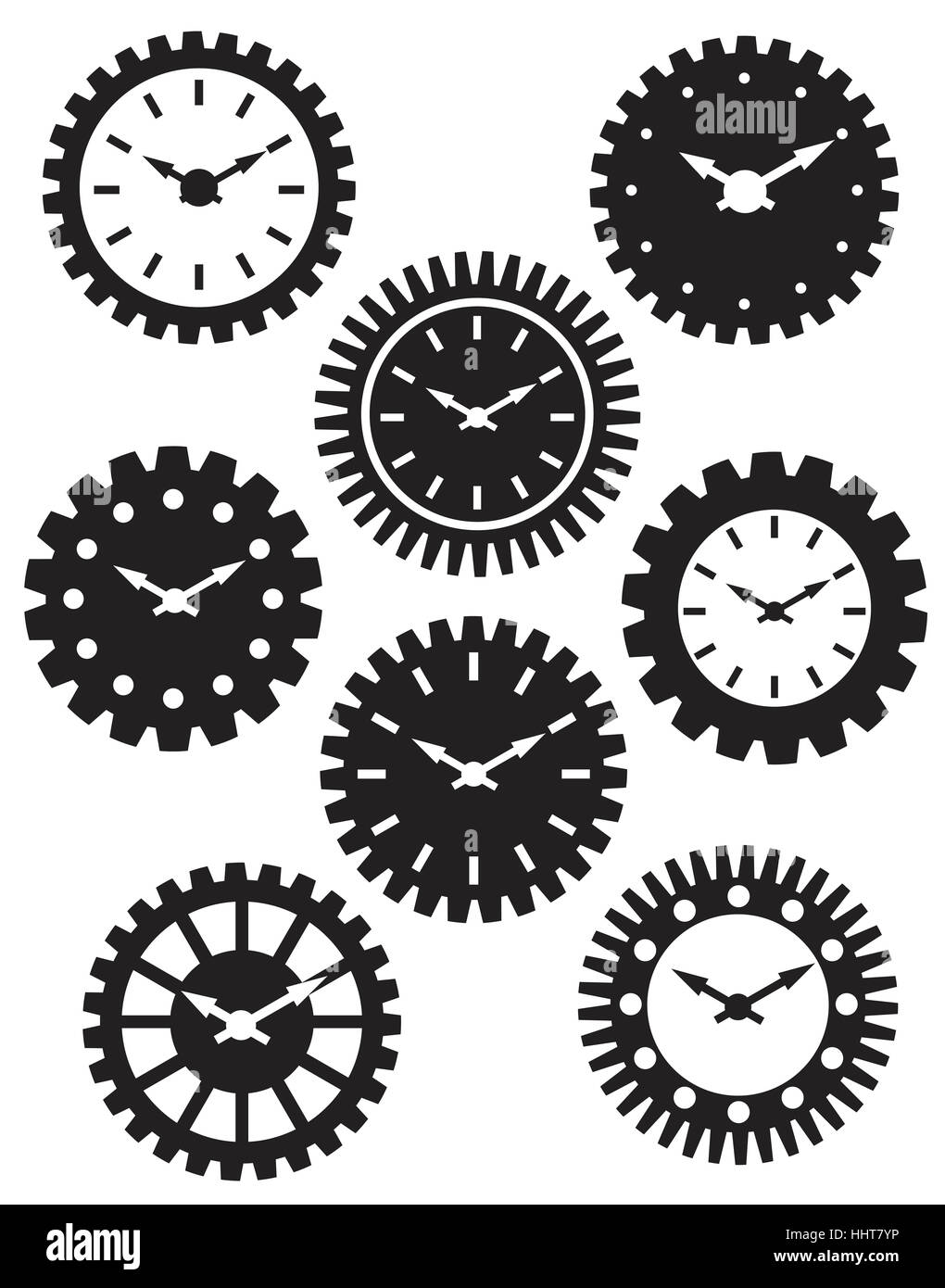 Mechanical clock movements hi-res stock photography and images - Alamy