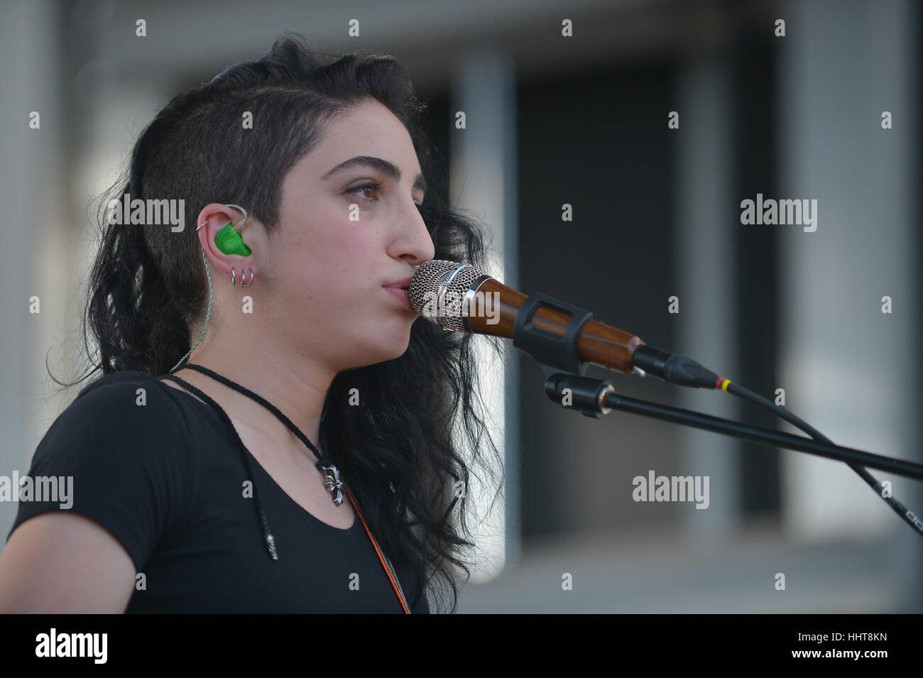Emily Estefan performing at the Y100's iHeartRadio Jingle Ball 2016 at ...