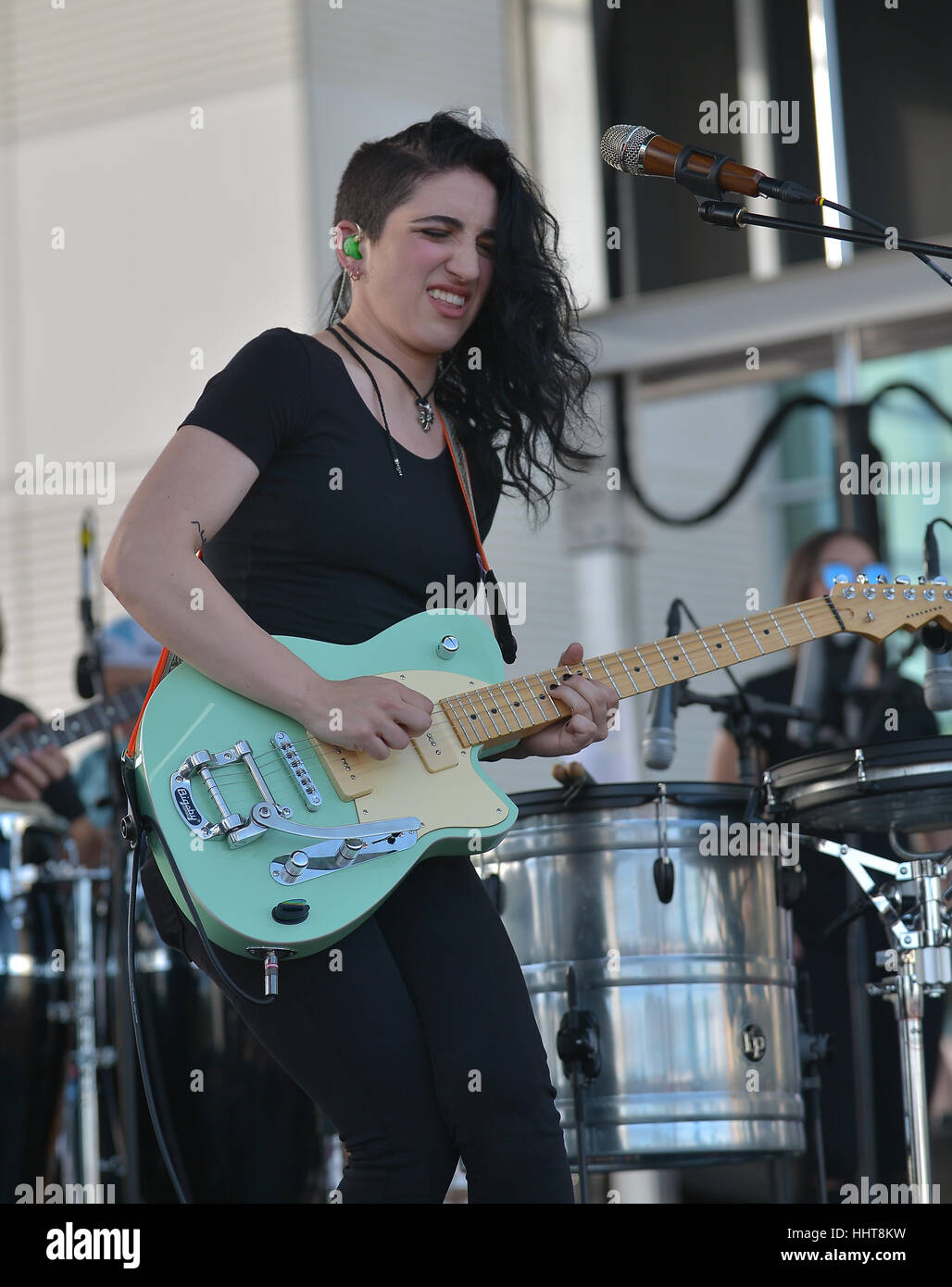 Emily Estefan performing at the Y100's iHeartRadio Jingle Ball 2016 at ...