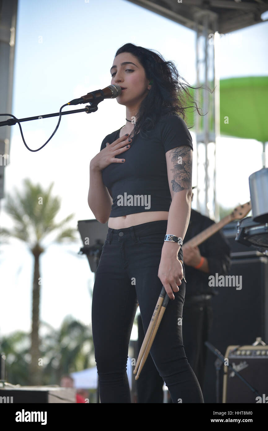 Emily Estefan performing at the Y100's iHeartRadio Jingle Ball 2016 at ...