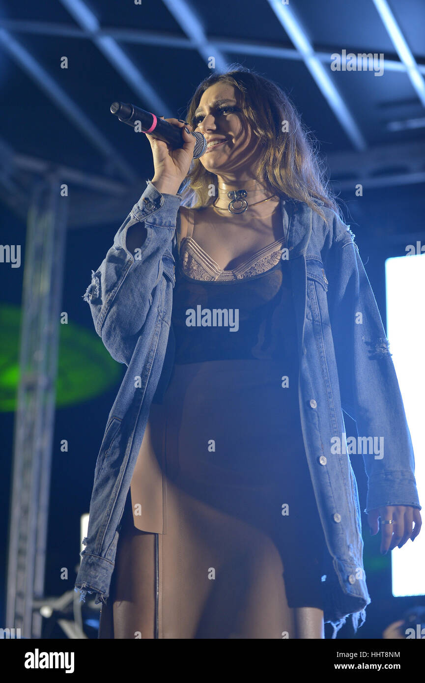 Daya performing at the Y100's iHeartRadio Jingle Ball 2016 at the BB&T ...