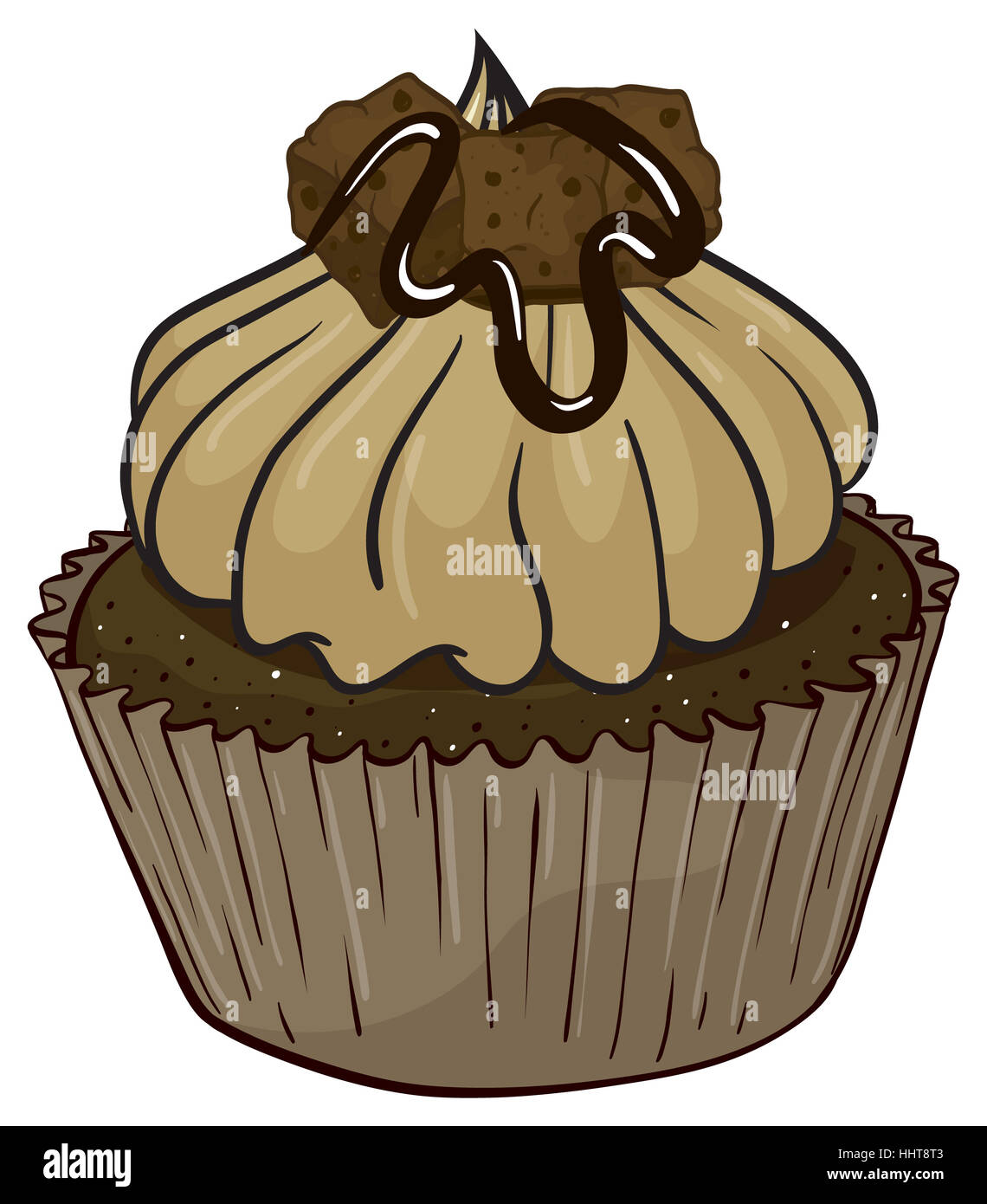 comic, illustration, cartoon, food, aliment, bread, single, sweet ...