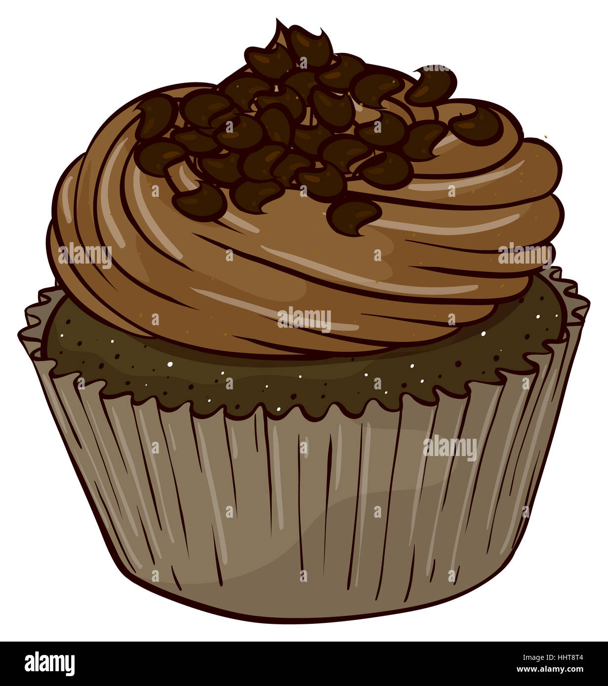 comic, illustration, cartoon, food, aliment, bread, single, sweet ...