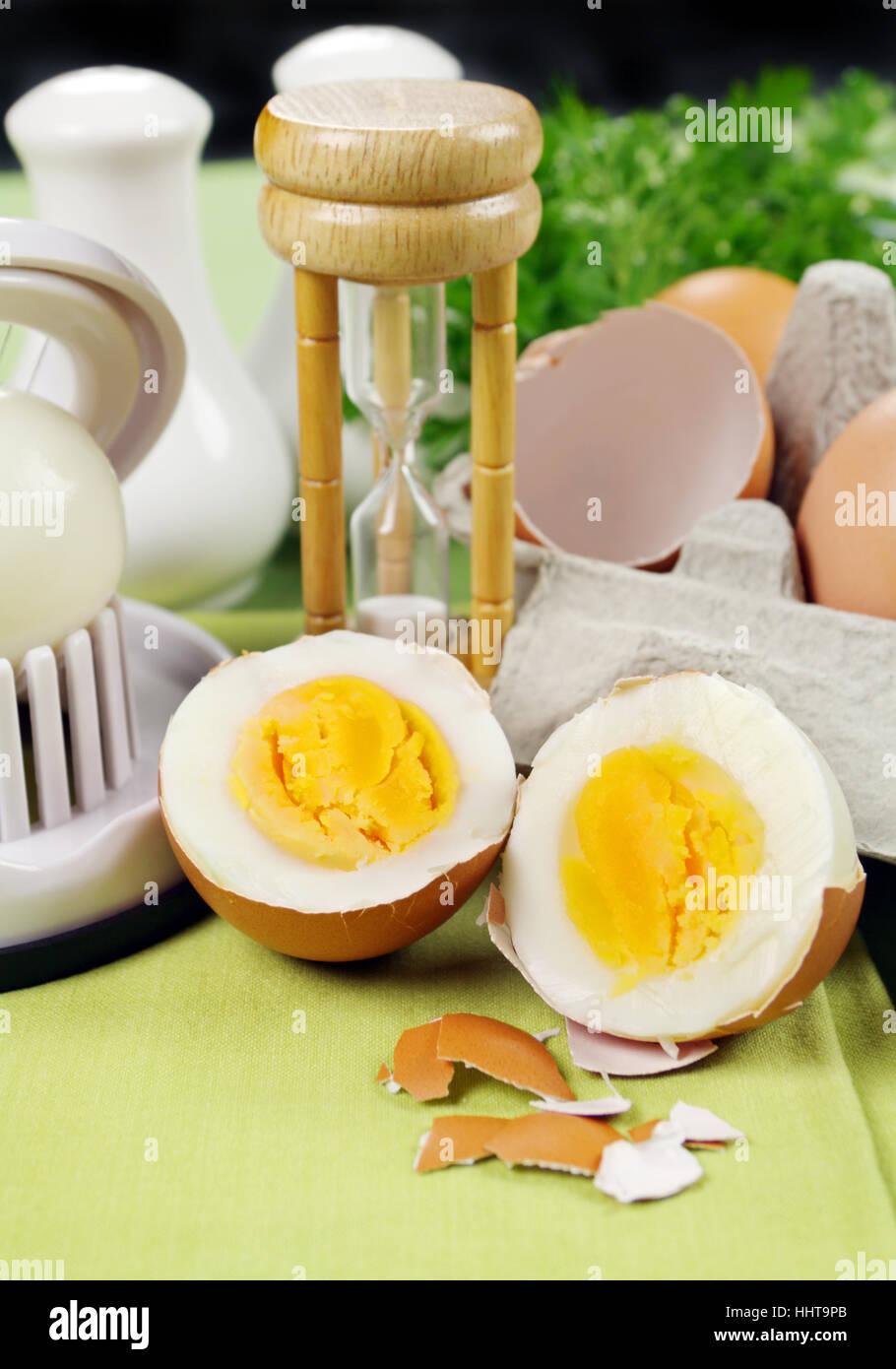 egg, boiled, eggs, fissured, cracked, egg timer, shells, mussels, food ...