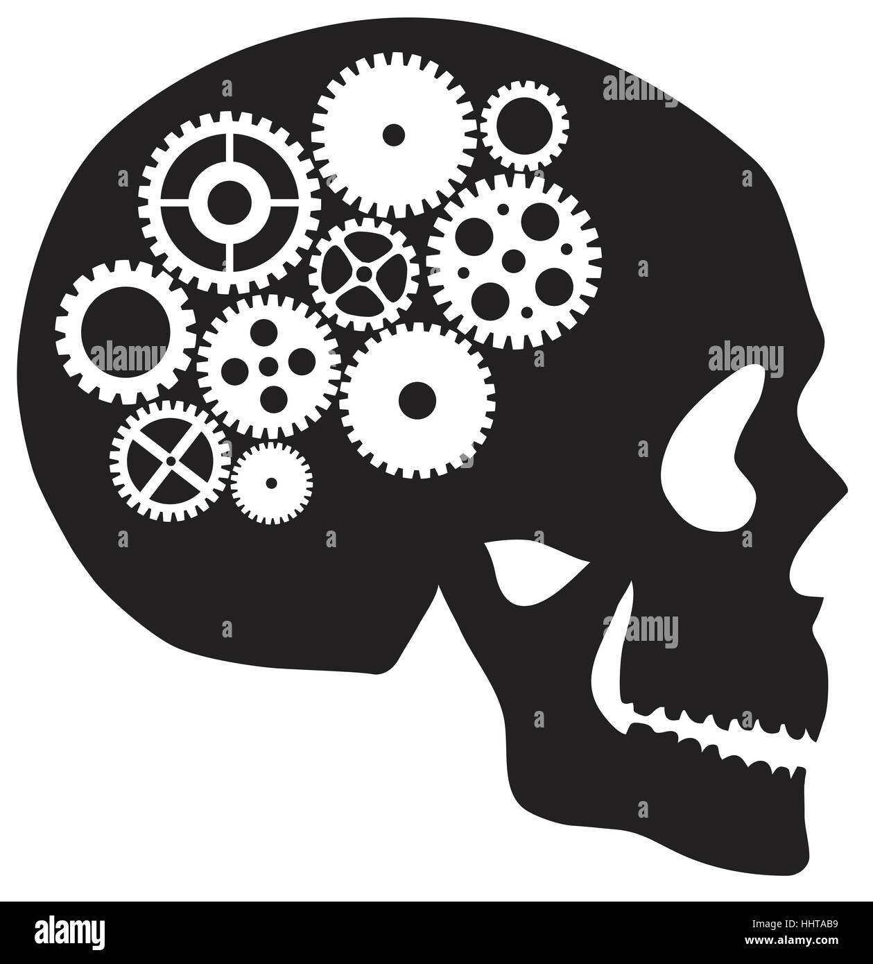 Thinking Brain Clipart Black And White Car