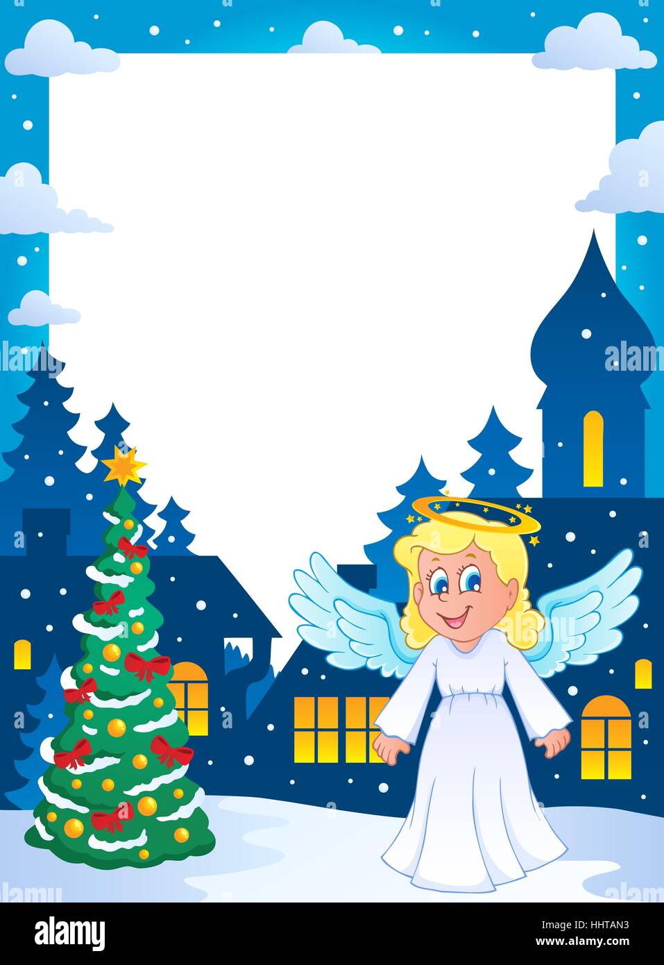 Christmas angels artwork hi-res stock photography and images - Alamy