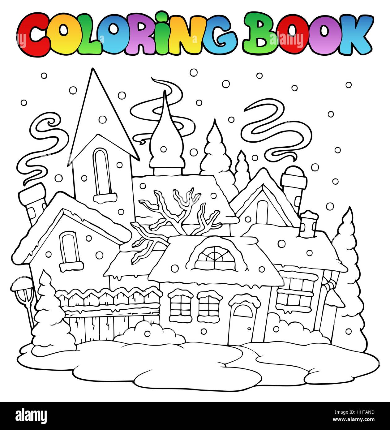 house, building, city, town, colour, paint, painted, colouring ...