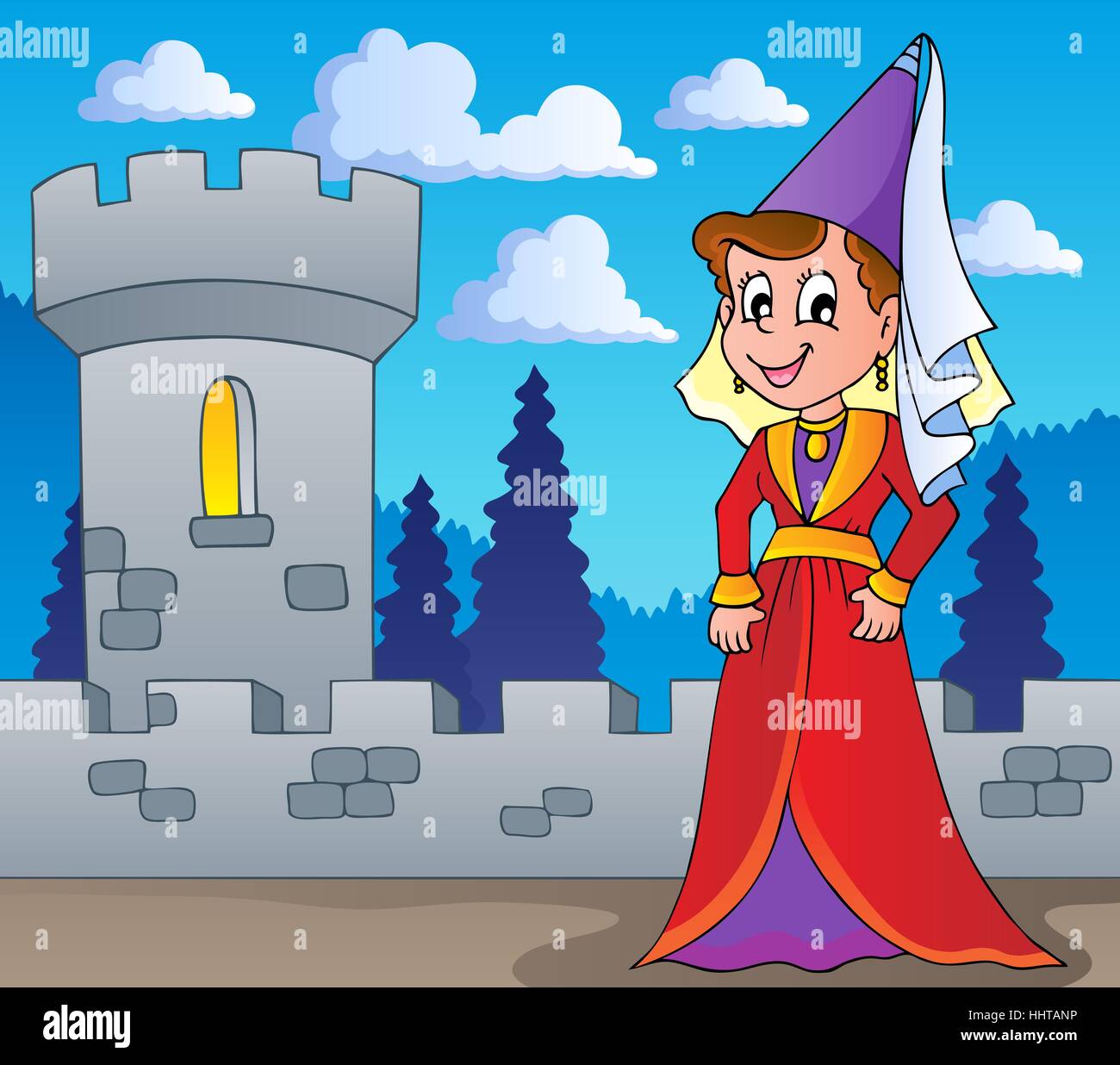 woman, women, lady, female, person, history, medieval, woman, tower ...