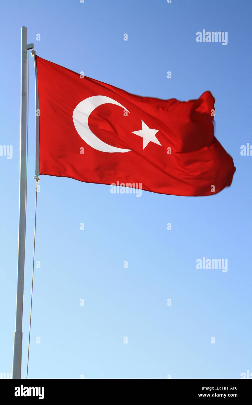 national flag turkey Stock Photo - Alamy