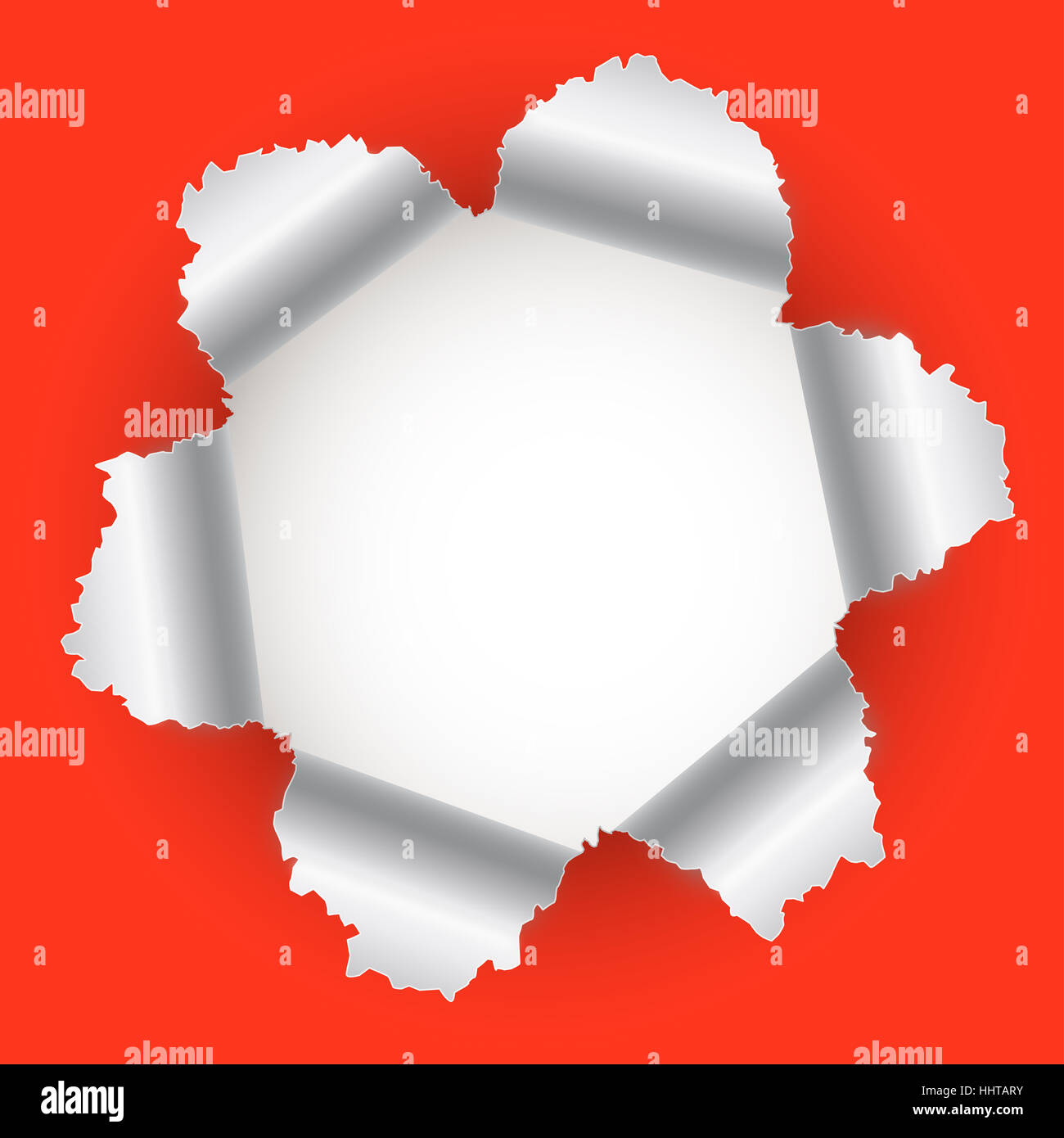Gaping hole paper hi-res stock photography and images - Alamy