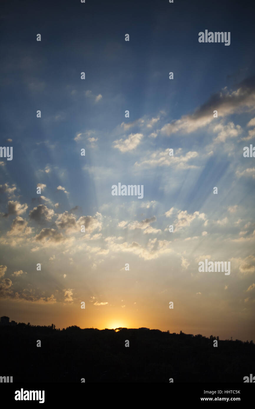Beautiful summer sunset Stock Photo - Alamy