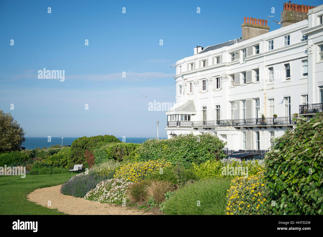 Exclusive Regency residences in Lewes Crescent, Brighton Stock Photo ...