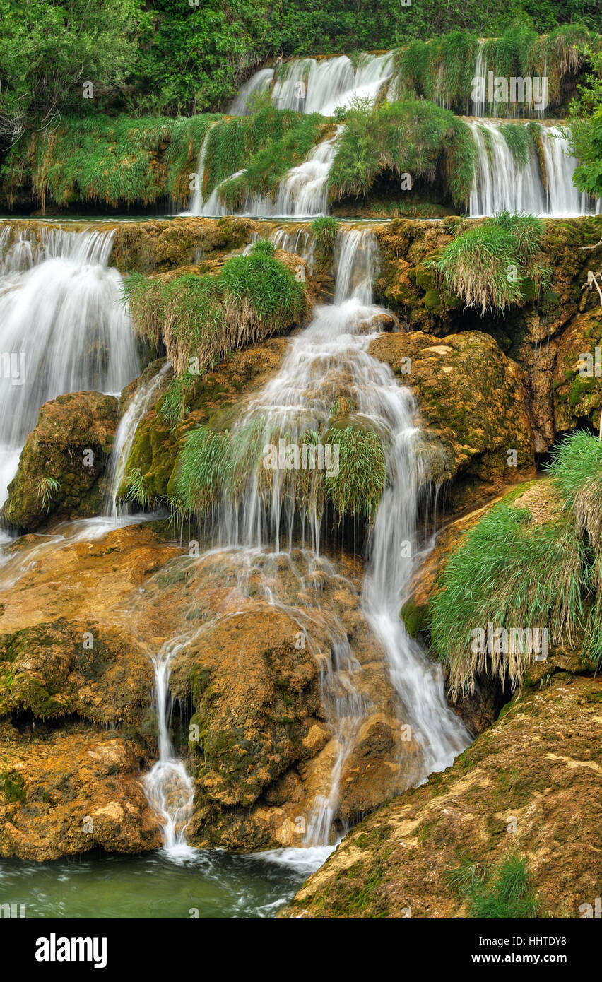 national park, waterfall, croatia, waterfalls, landscape, scenery ...