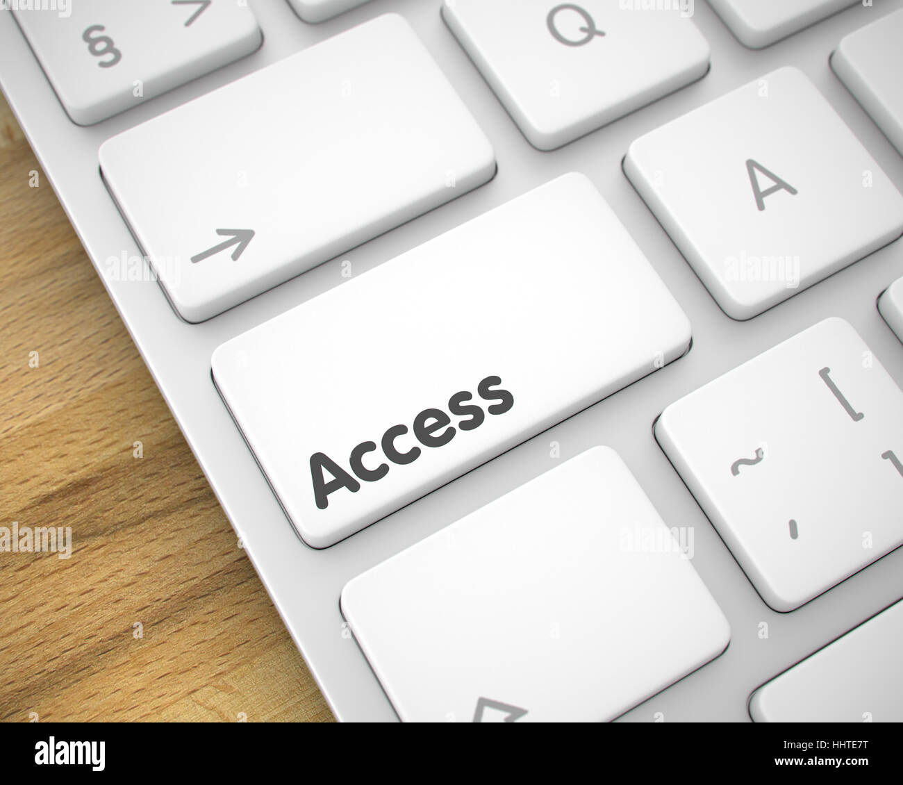 Access - Inscription on White Keyboard Keypad. 3D Stock Photo - Alamy
