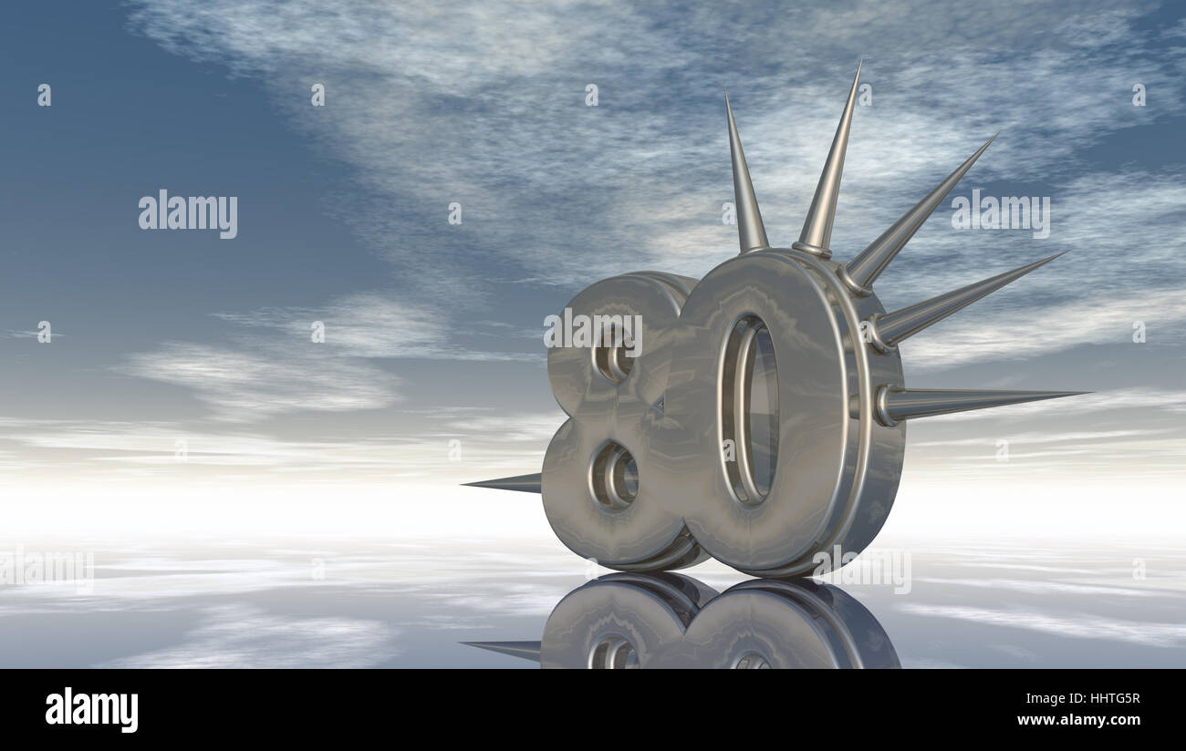 prickle, thorns, pointed, number, eighty, dangerous, sign, signal ...