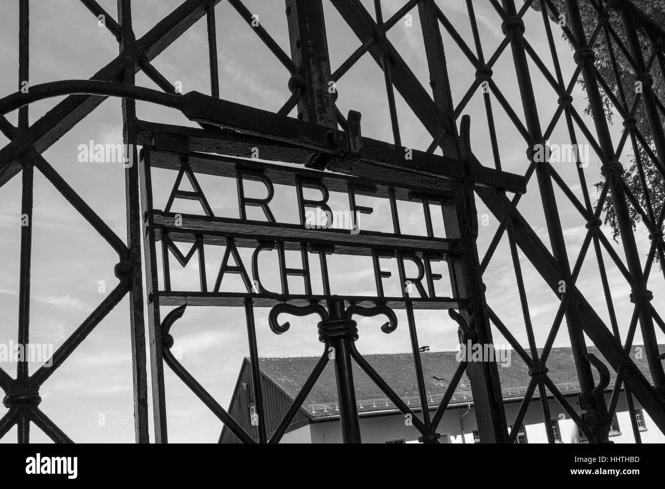 Dachau concentration camp. The first of the Nazi concentration camps ...