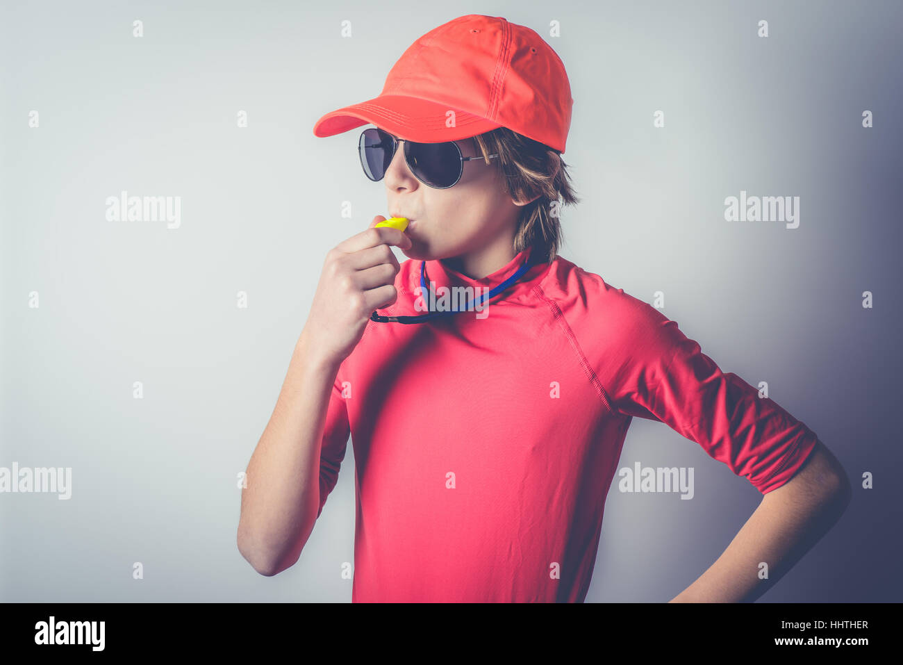young boy lifeguard Stock Photo - Alamy