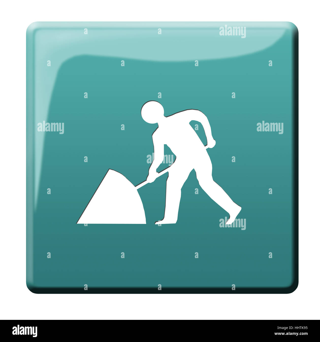 sign, signal, traffic, transportation, shovel, pictogram, symbol ...