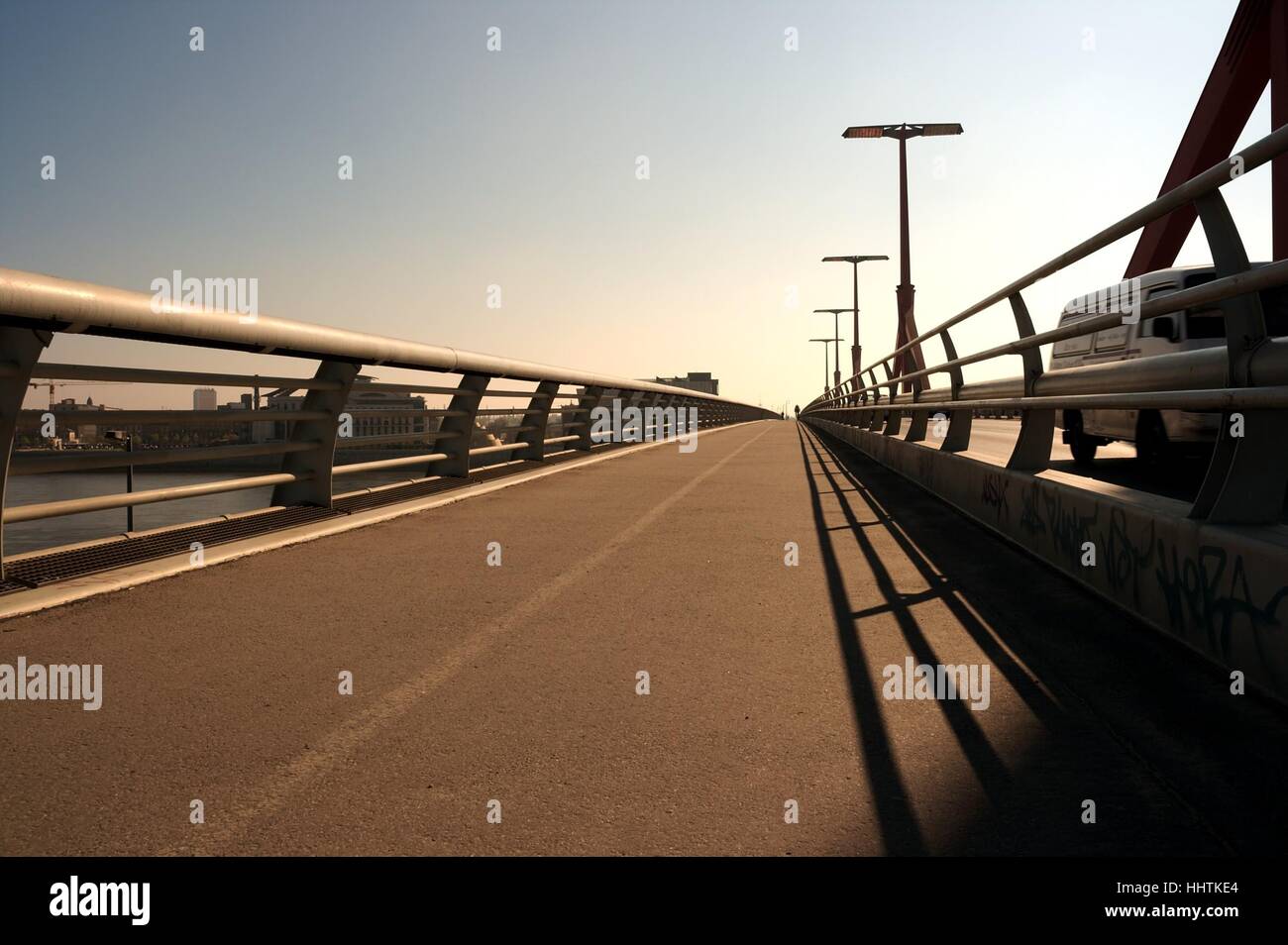 Pavement of a modern bridge Stock Photo - Alamy