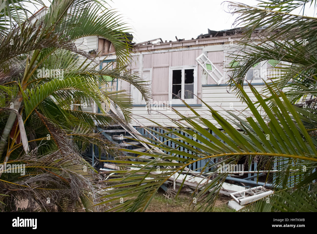 Cyclone Yasi destruction, Queensland, Australia Stock Photo - Alamy