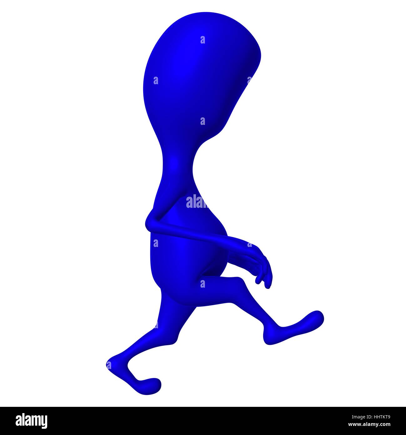 Side view puppet making step on white ground Stock Photo - Alamy