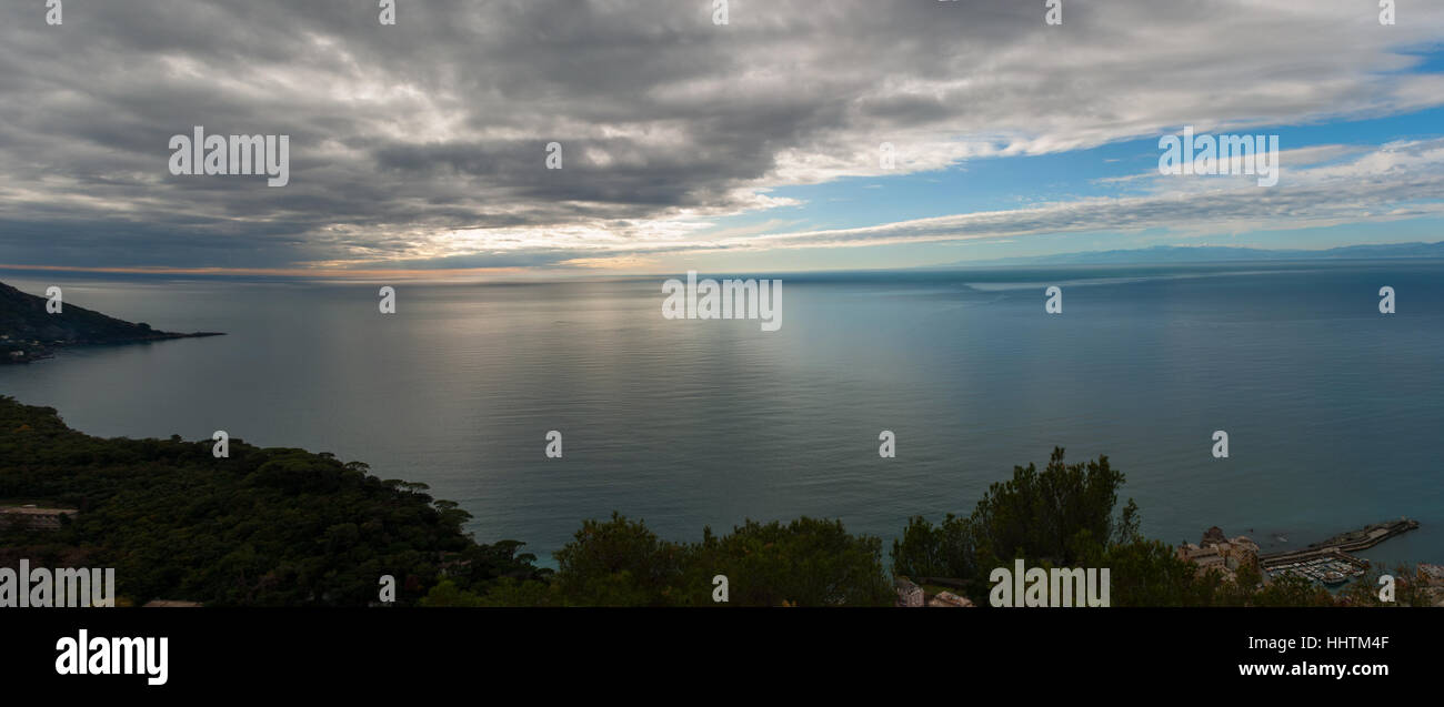 sunset, reflection, evening, sight, view, outlook, perspective, vista ...