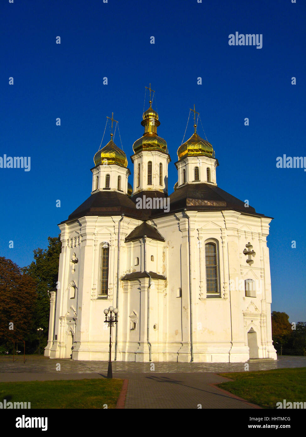 blue, religion, church, bell, style of construction, architecture Stock ...