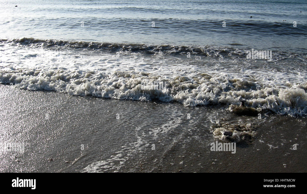 summer, summerly, waves, storm, salt water, sea, ocean, water, gale ...