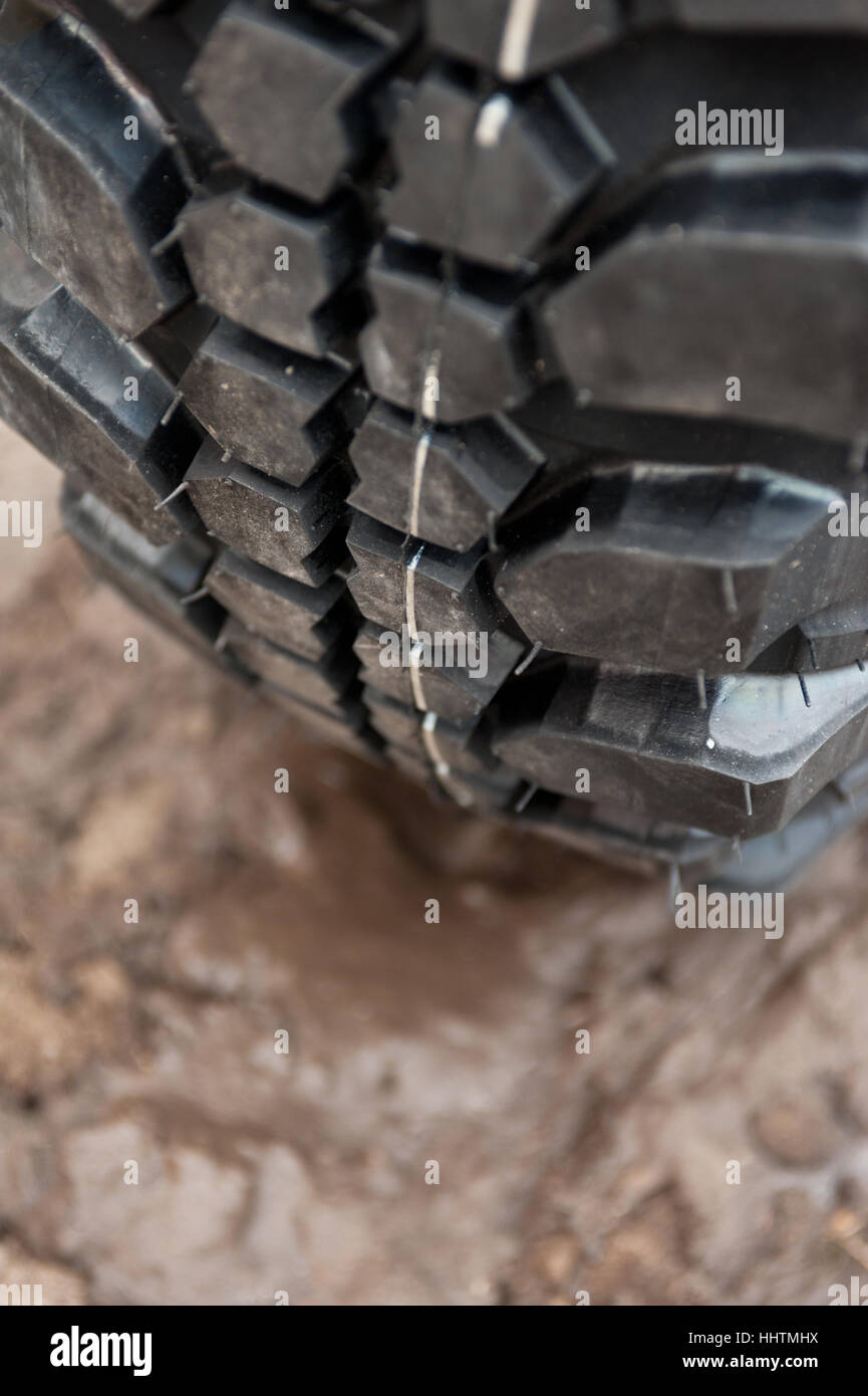 Dried mud tyre track hi-res stock photography and images - Alamy