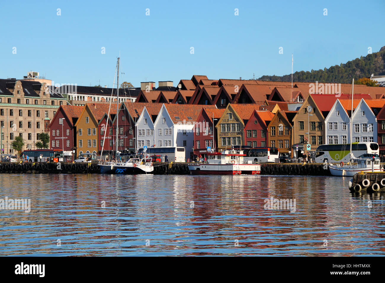 world heritage site bryggen Stock Photo - Alamy