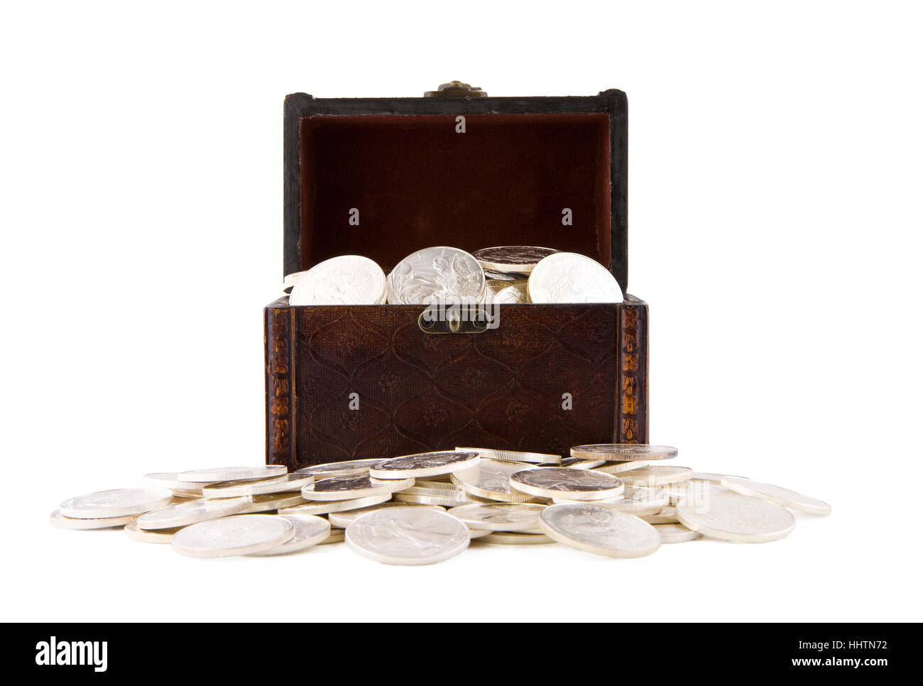 dollar, dollars, currency, coin, silver, case, treasure, money, dollar ...