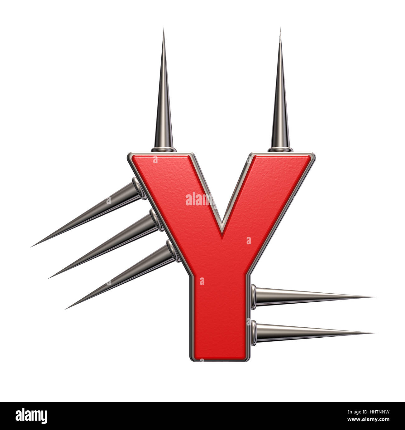 prickle, thorns, writing, font, typography, metal, letter, sharpen ...