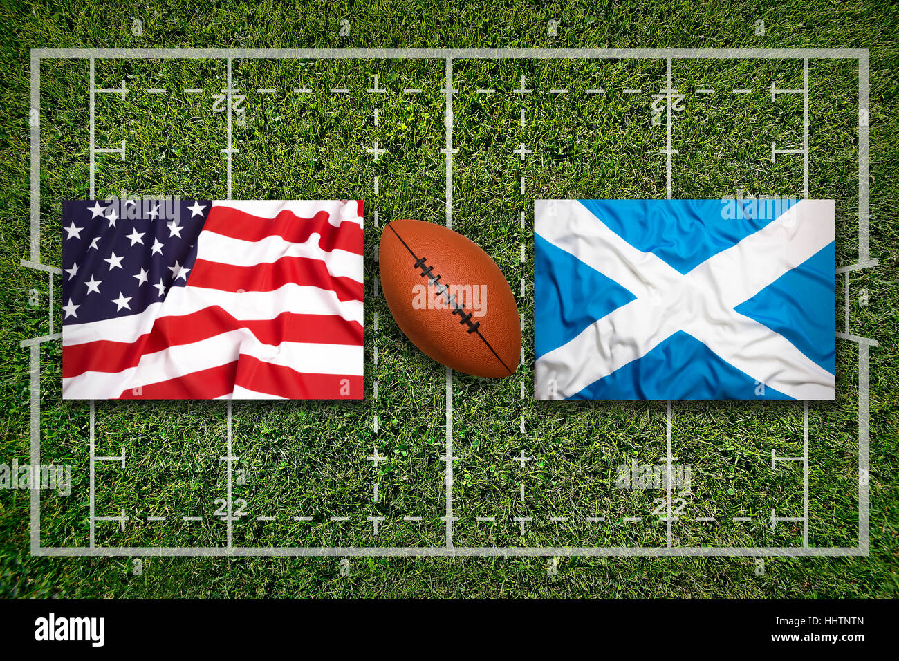 Usa scotland flag hi-res stock photography and images - Alamy
