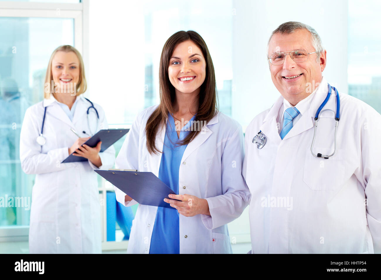 doctor, physician, medic, medical practicioner, woman, blue, humans ...
