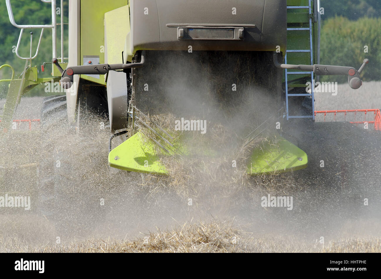 dust, field, harvest, work, factory, combine harvester, agricultural ...