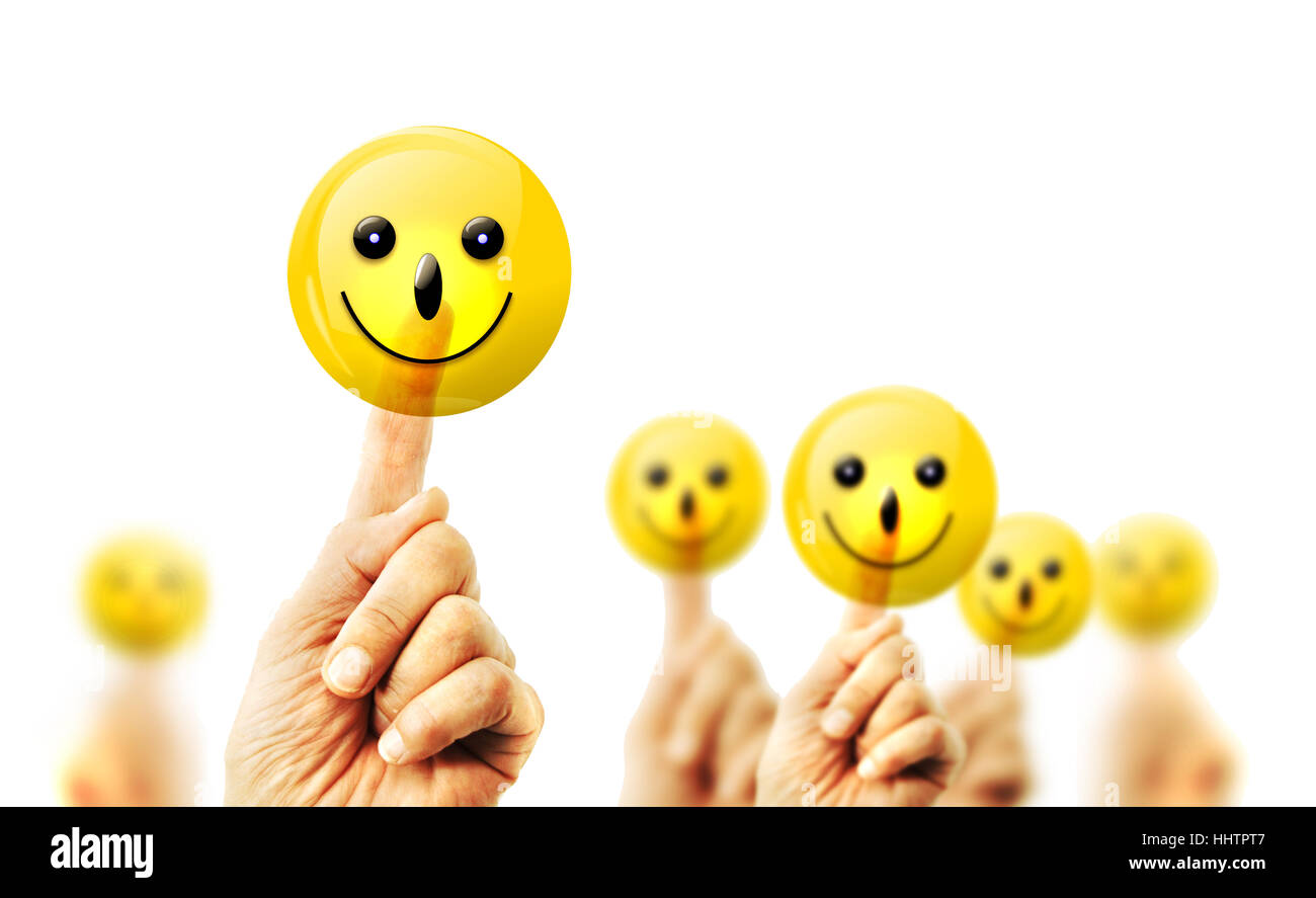 smileys - touch,satisfaction,pleasure Stock Photo - Alamy