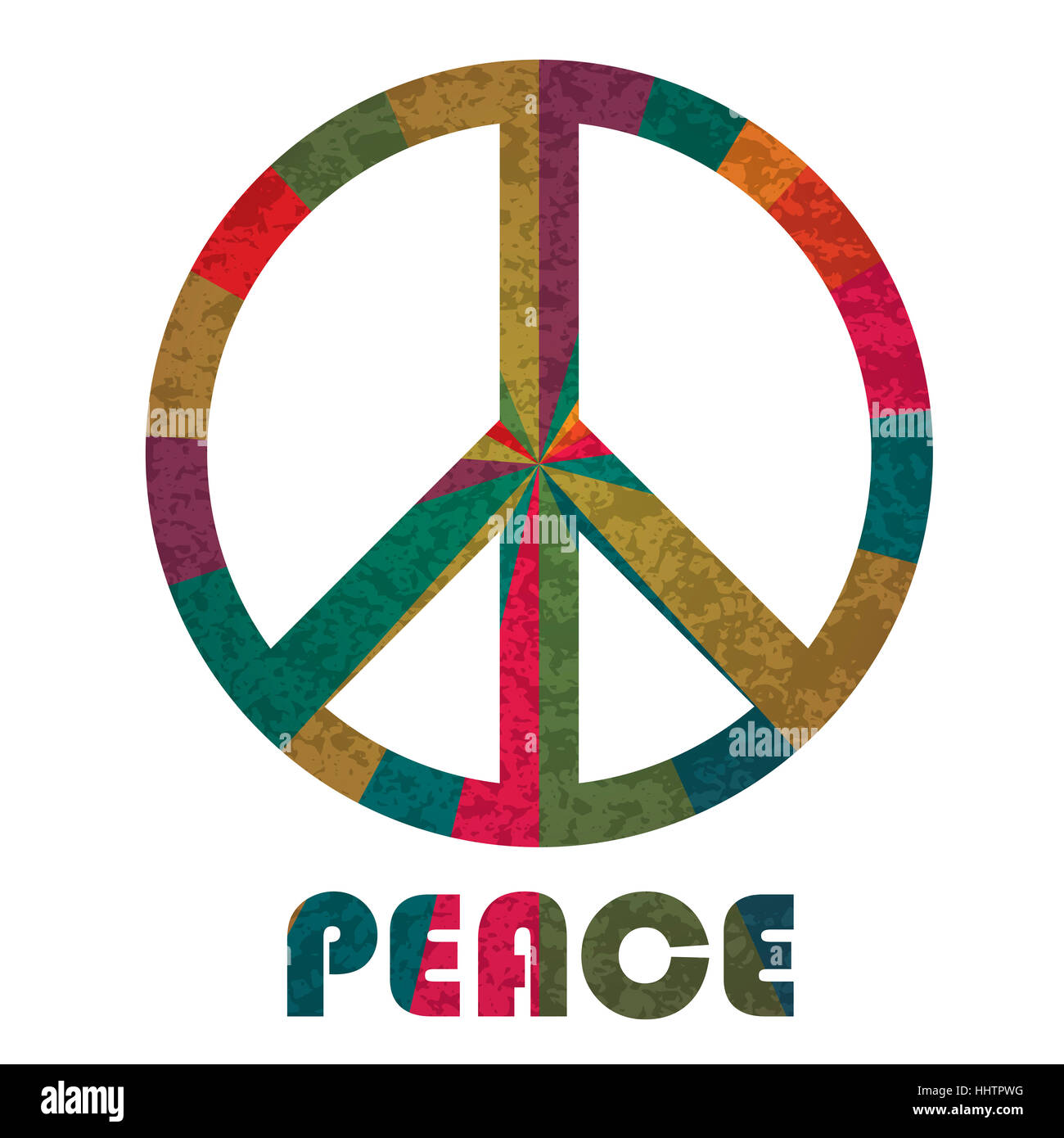 Colorful Peace Logo
