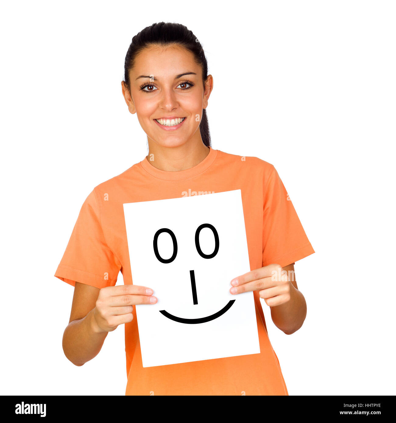 woman, gesture, face, expression, painted, delighted, unambitious Stock ...