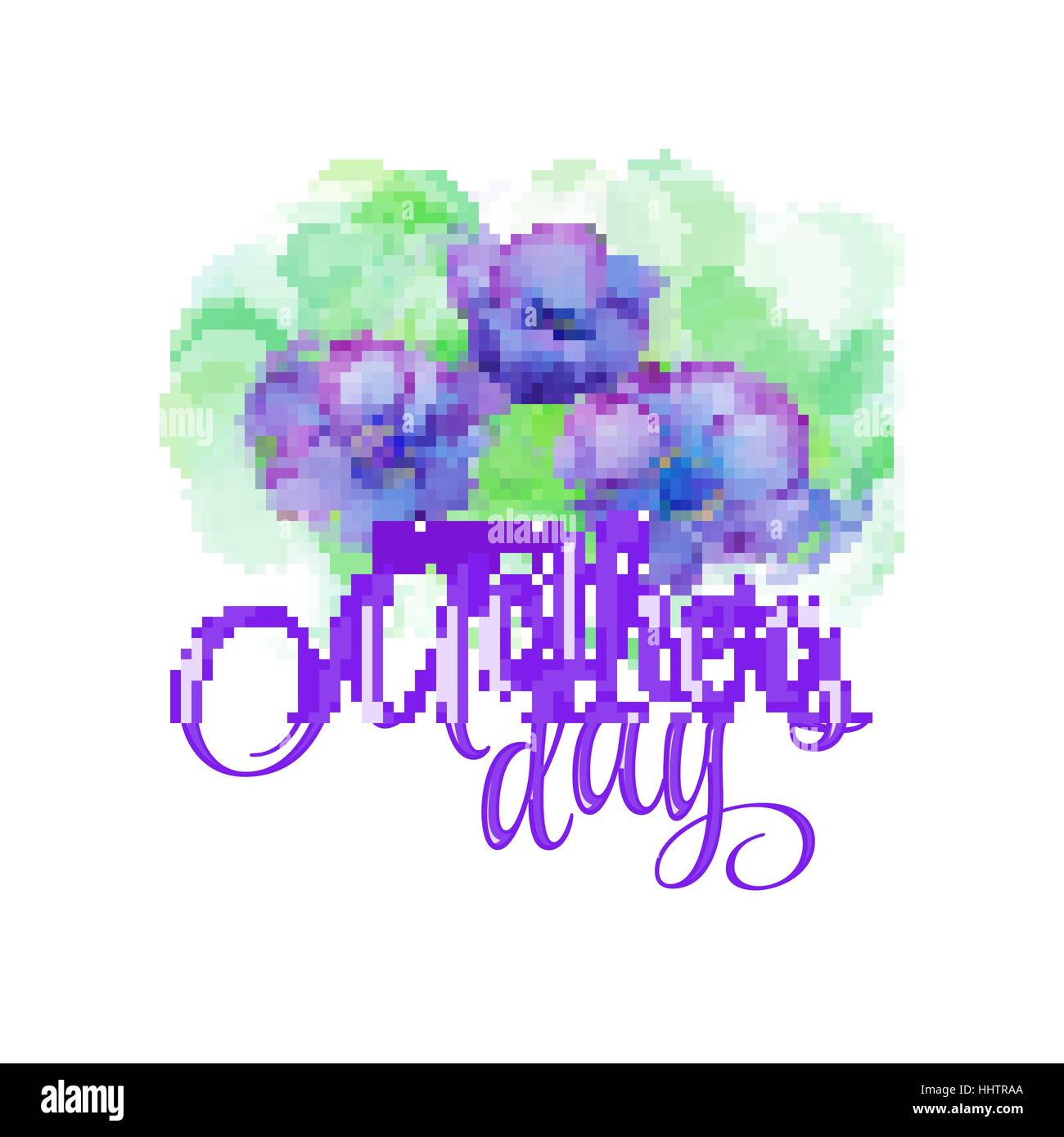Lettering Happy Mothers Day Hand Drawn Card With Flower Vector