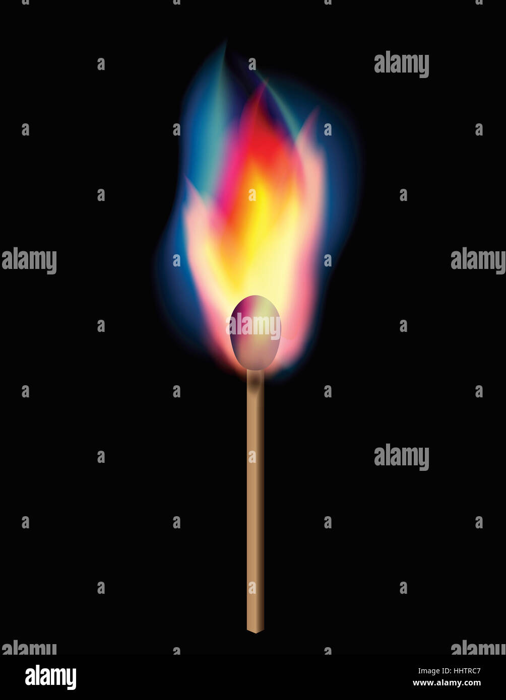 Fire flame drawing hi-res stock photography and images - Alamy