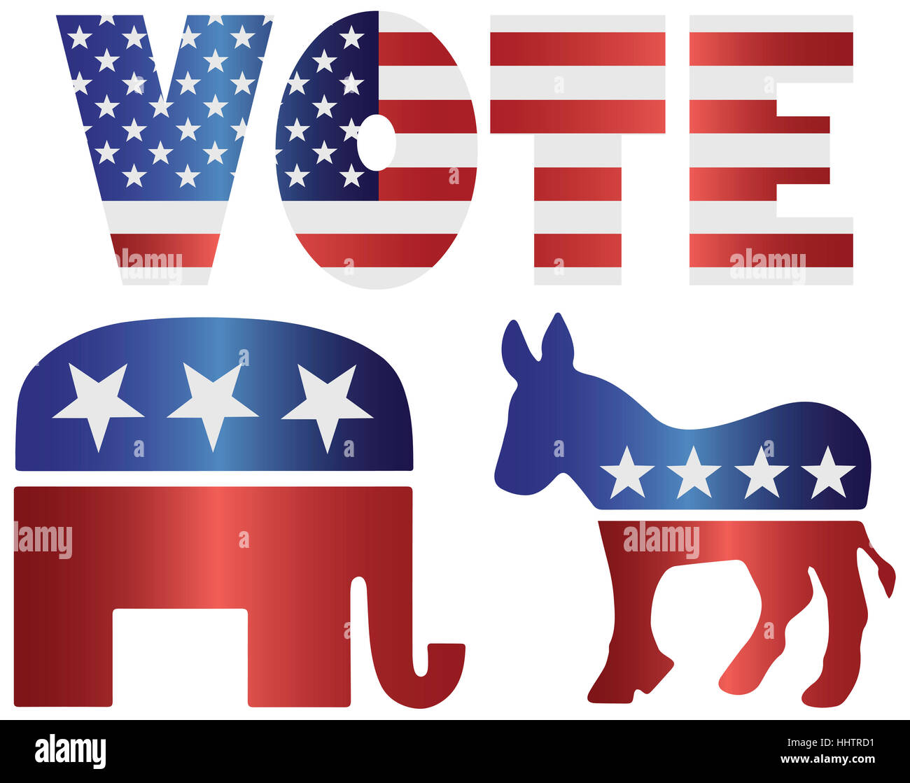 Donkey elephant cartoon hi-res stock photography and images - Alamy