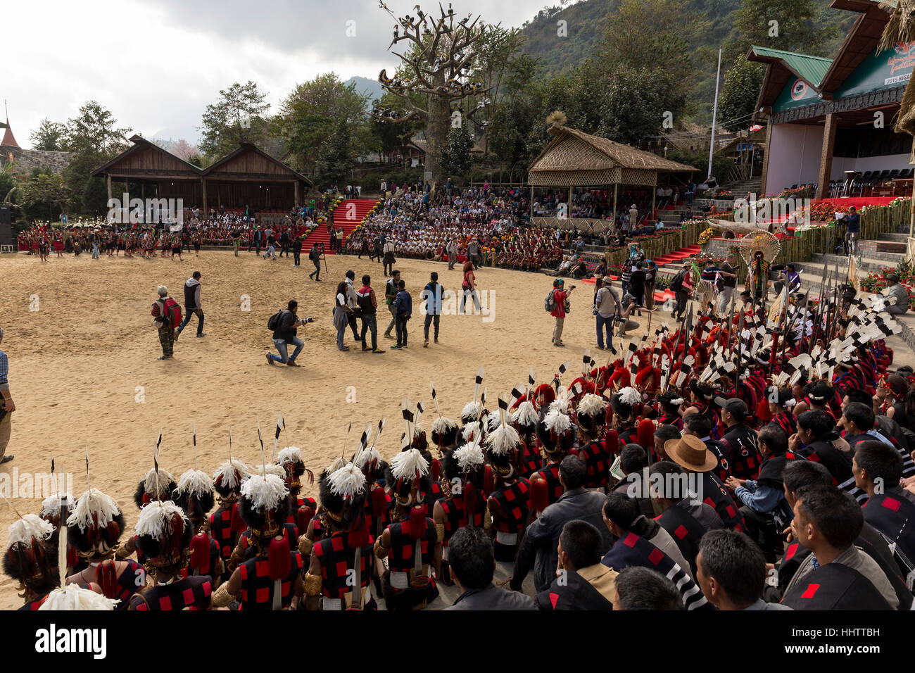 Kisama village nagaland hi-res stock photography and images - Alamy