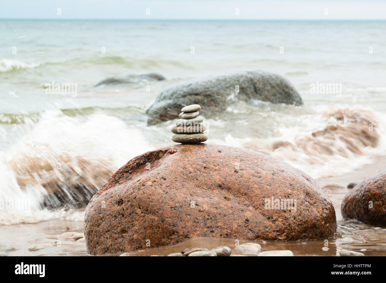 Stones at marine coast Stock Photo - Alamy